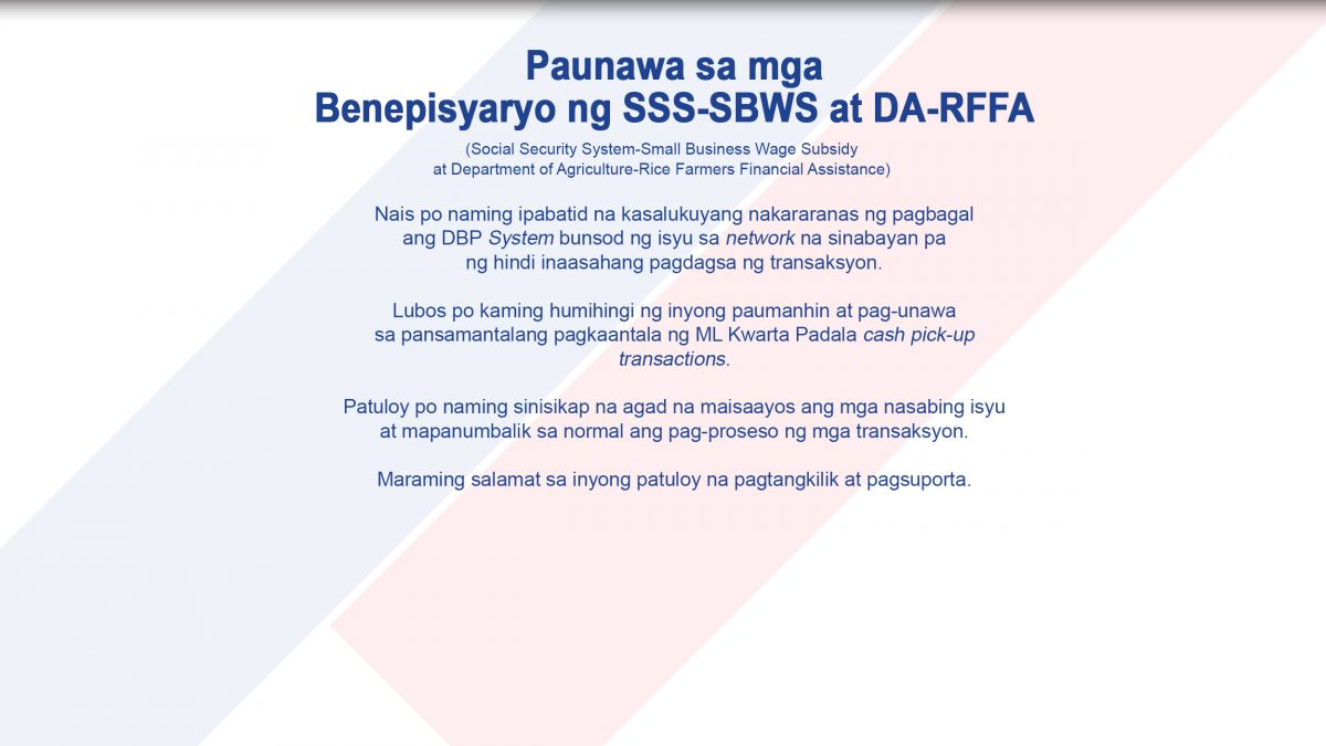 DBP - Development Bank of the Philippines
