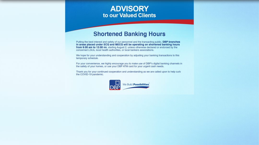 Dbp Development Bank Of The Philippines 